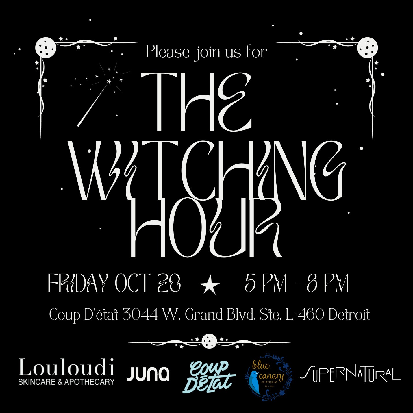 Witching Hour | Detroit Luxury Brand Pop Up * Supernatural Lingerie