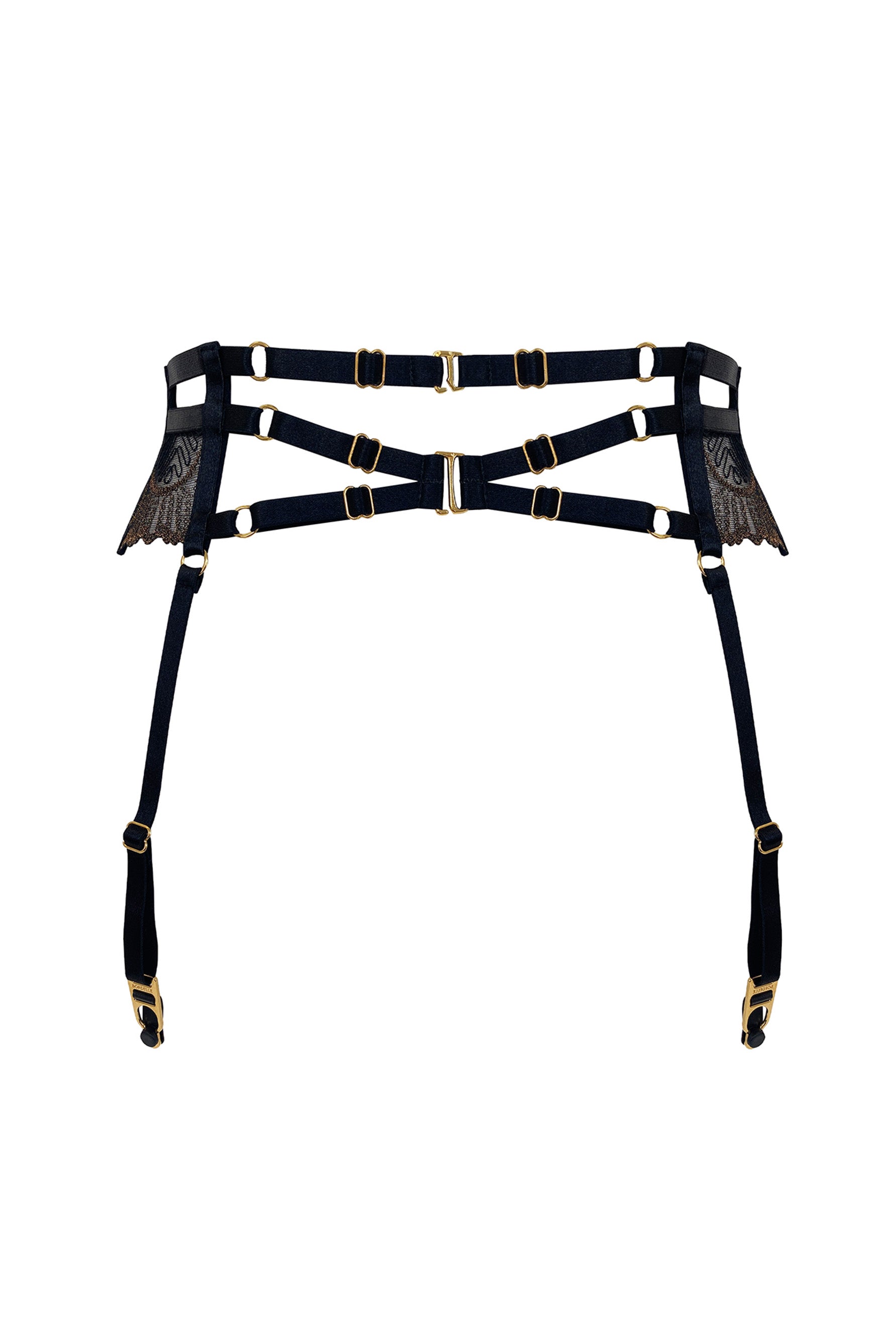 Tierra Suspender in Black | Bordelle Luxury Lingerie | Supernatural ...